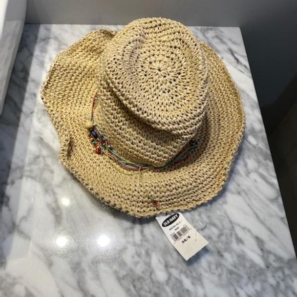 Old Navy | Accessories | Old Navy Woven Hat | Poshmark